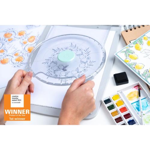 Sizzix Stencil & Stamp Tool - Stamp & Spin Tool - Postage as per Actua ...