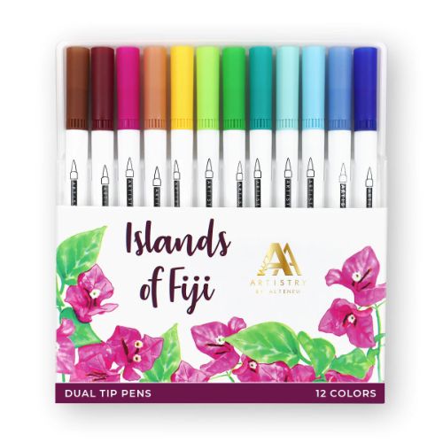 Altenew - Islands of Fiji Dual Tip Pens (Water-based) – Krafters Cart