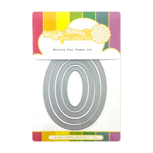Waffle Flower - Nesting Oval Frames Die – Krafters Cart