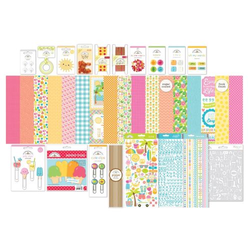 Doodlebug Collection Value Bundle Seaside Summer - Postage as per Actu ...