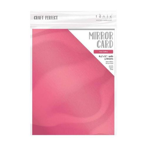 Craft Perfect Pink Chiffon Mirror Card – Krafters Cart