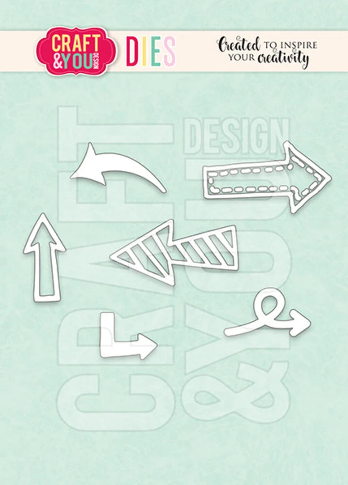 Craft & You Design Arrows Set Dies – Krafters Cart
