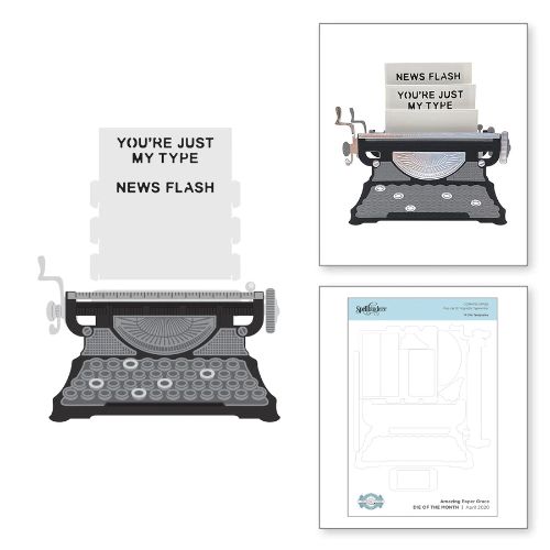 Spellbinders - Pop Up 3D Vignette Typewriter - Postage as per Actual ...