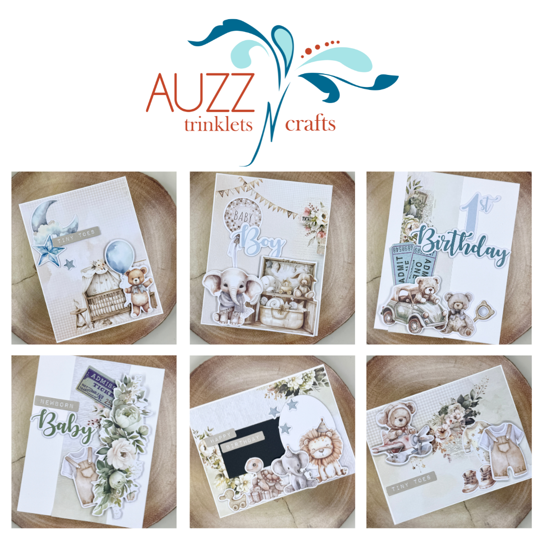 ATK Hello Darling Aquamarine (Boys) by Uniquely Creatives Card Kit ...