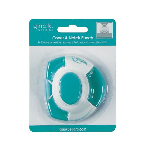 Gina K Designs - TOOL- Corner & Notch Punch – Krafters Cart